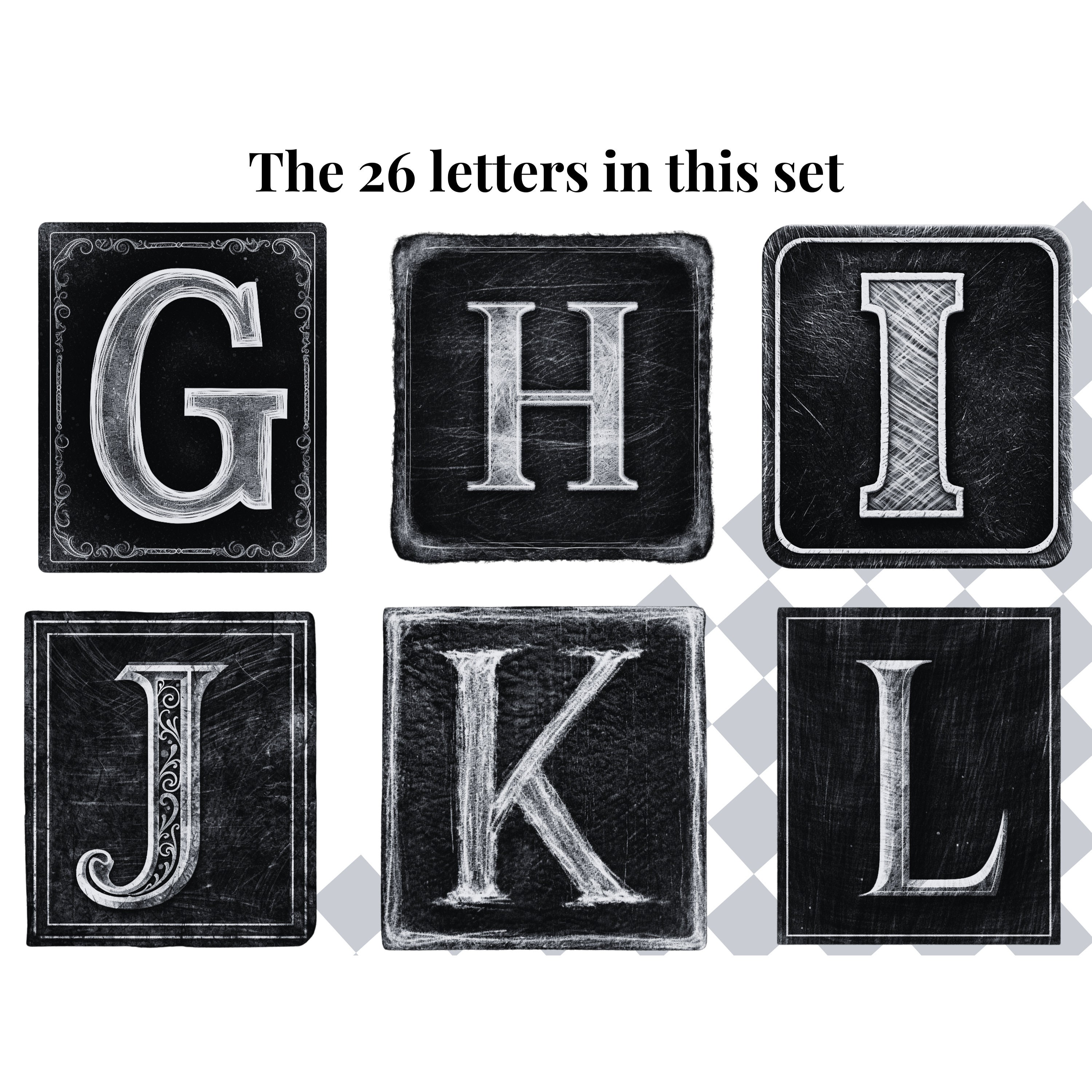 Chalk Alphabet Letters | PNG Clipart Chalkboard Fonts | Fun Lettering ...
