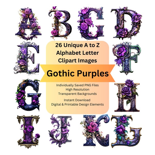 Purple Horror Font - Etsy UK
