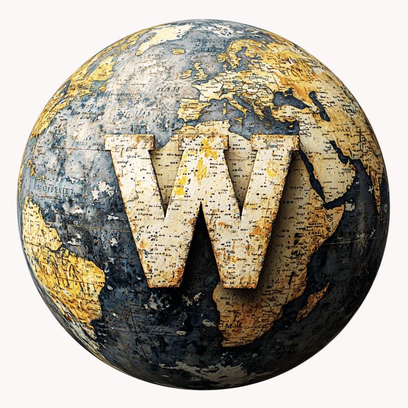 Round World Map Clipart Alphabet Letters, Vintage Geography PNG ...