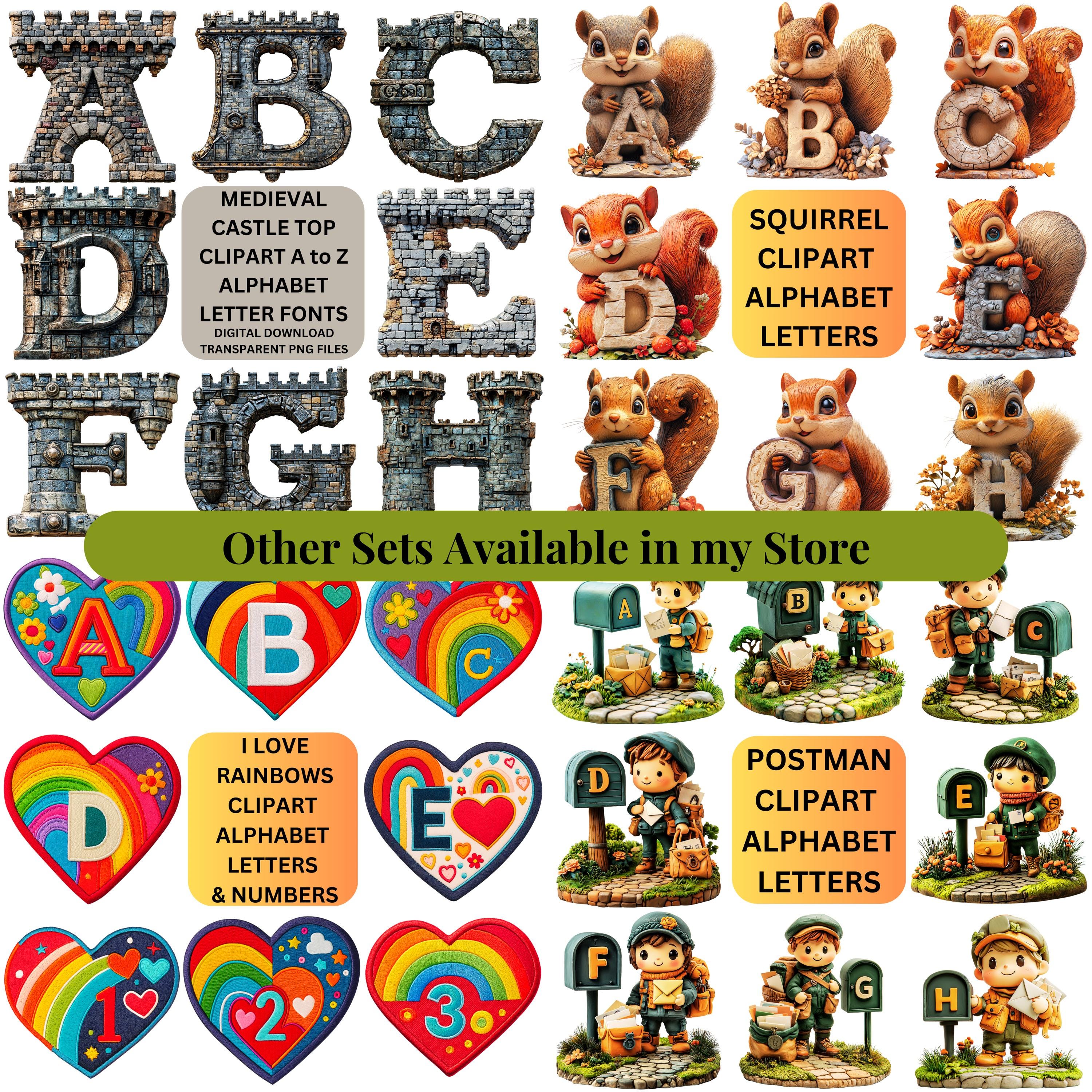 Green Celtic Alphabet Letters & Numbers, Transparent Clipart Font PNG ...