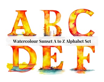 Cottage Core Clipart Alphabet Letters PNG Files for Digital - Etsy ...