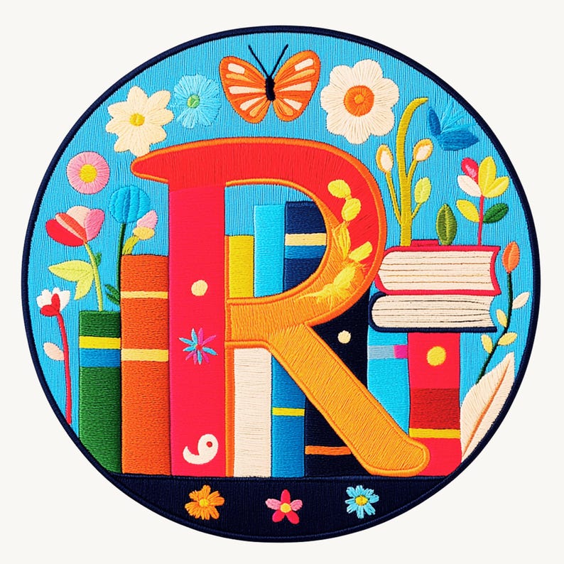 Colourful Book Clipart Alphabet Letters | Fantasy Book Stack Clipart ...