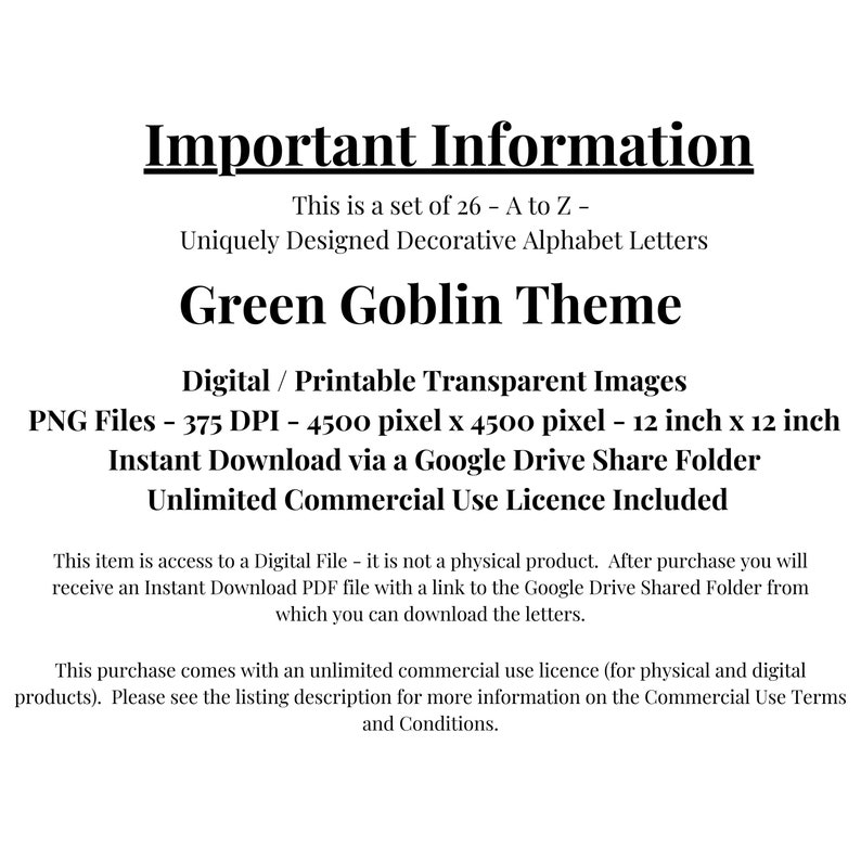 Goblin Clipart Alphabet Letters PNG Files for Goblins Digital Download ...