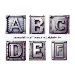 Digital Clipart Alphabet Letters PNG Files for Instant - Etsy