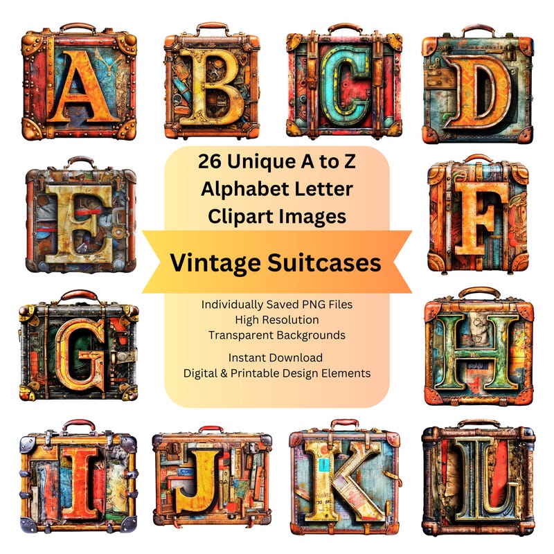 Scrapbook Alphabet Letters - Etsy