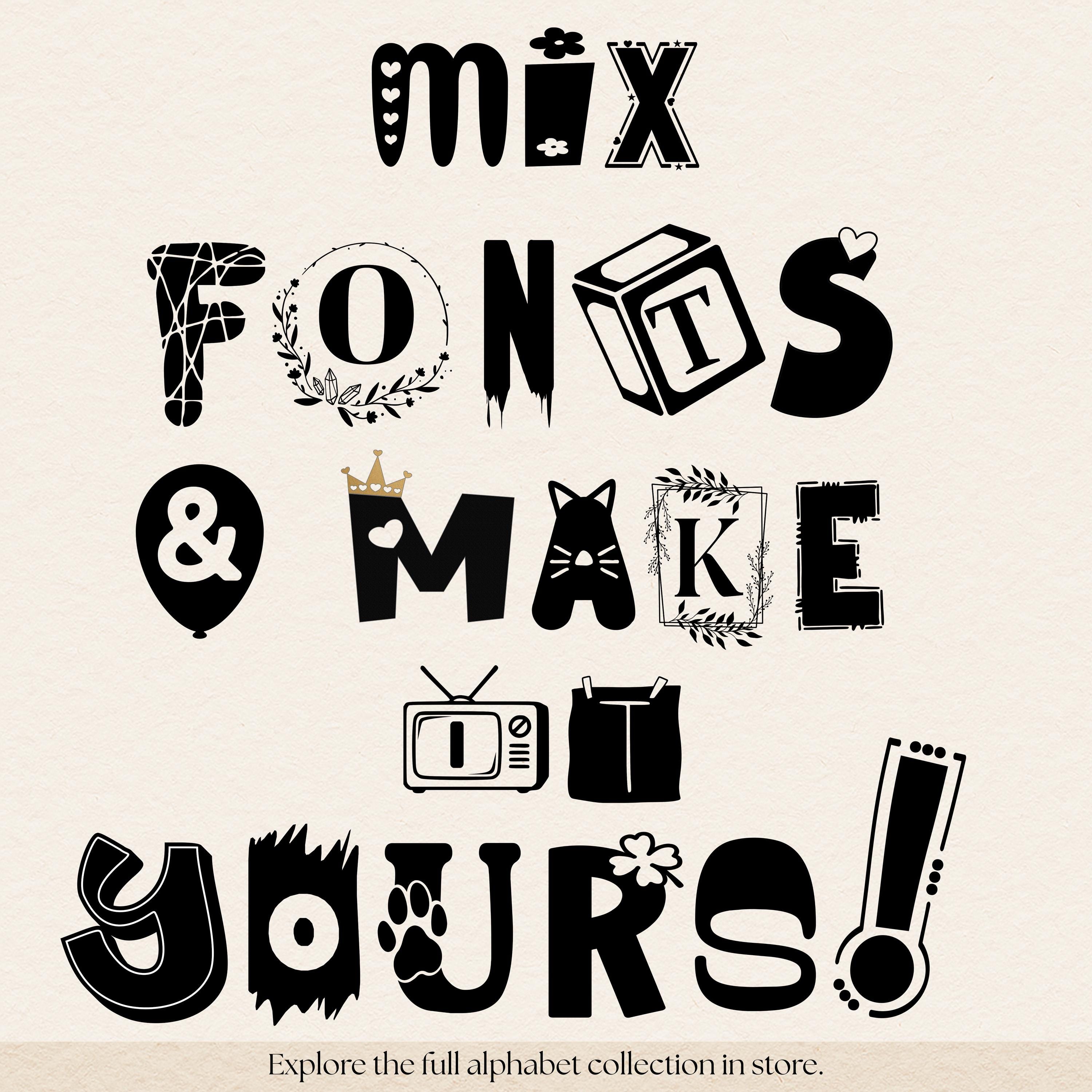 Sticky Note Alphabet Letters PNG – A to Z Uppercase Decorative Font ...