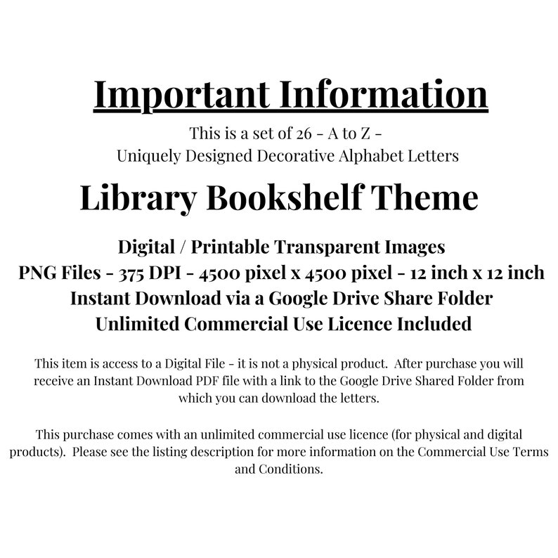 Library Bookshelf Alphabet Clipart | PNG Vintage Letters | Book Themed ...