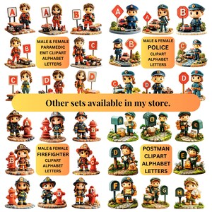 Nurse Clipart Alphabet Letters PNG, Male & Female Nurses in Scrubs ...