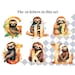 Sloth Clipart Animal Alphabet Watercolor Letters PNG for Cute Fonts ...
