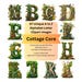 Cottage Core Clipart Alphabet Letters PNG Files for Digital Download ...