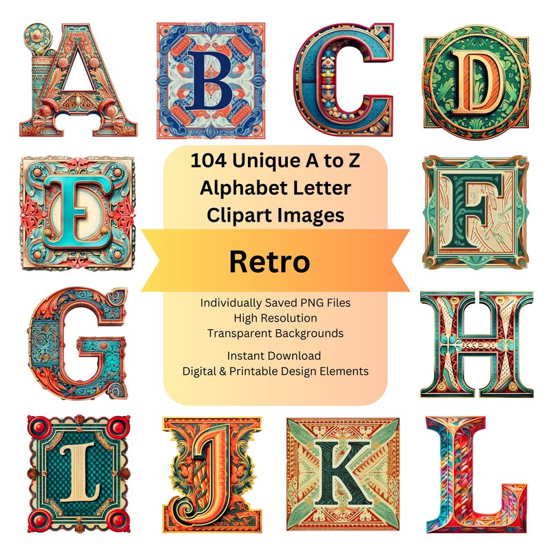 Large Fancy Letter Stencils - Etsy