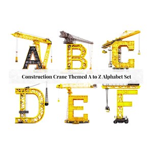 Traffic Cone Clipart Alphabet Letters PNG File for Construction Digital ...