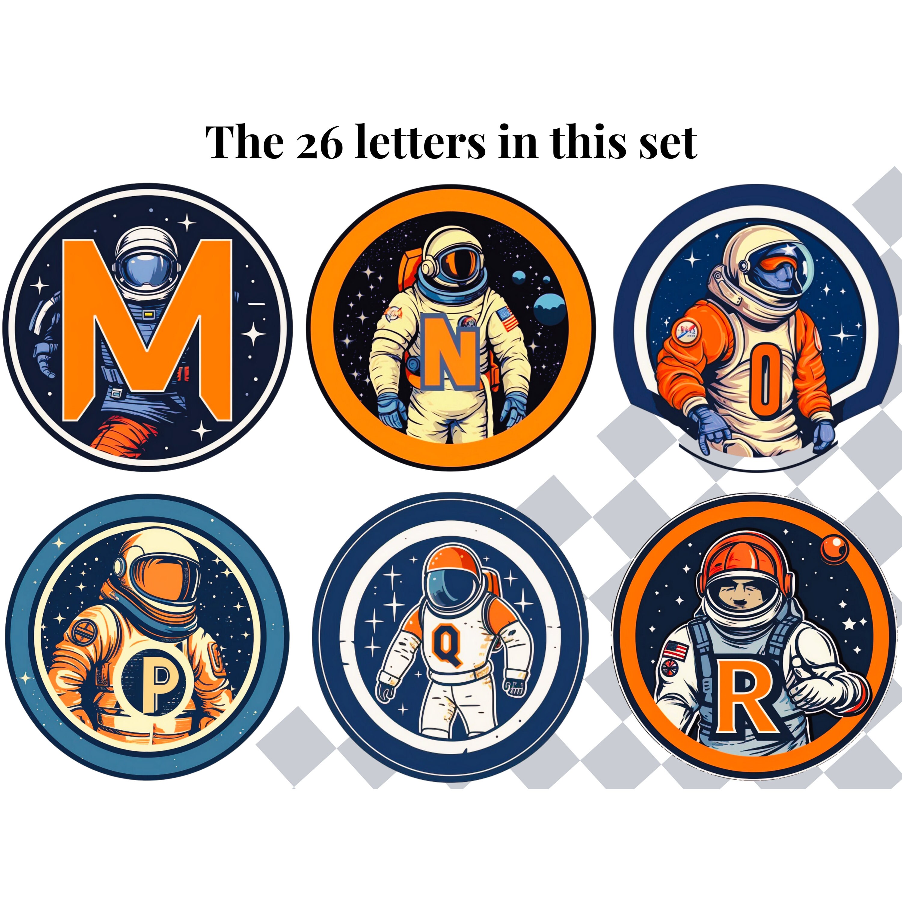 Astronaut Clipart Alphabet Letters PNG for Spaceship Clip Art, Outer ...