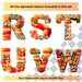 Sushi Clipart Alphabet Letters | Japanese Food PNG Images | Digital ...