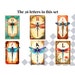Dragonfly Alphabet Clipart Letters | Vintage PNG Fonts | Insect ...