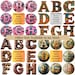 Music Clipart Alphabet Letters | Retro Musical Font PNG Files | Digital ...