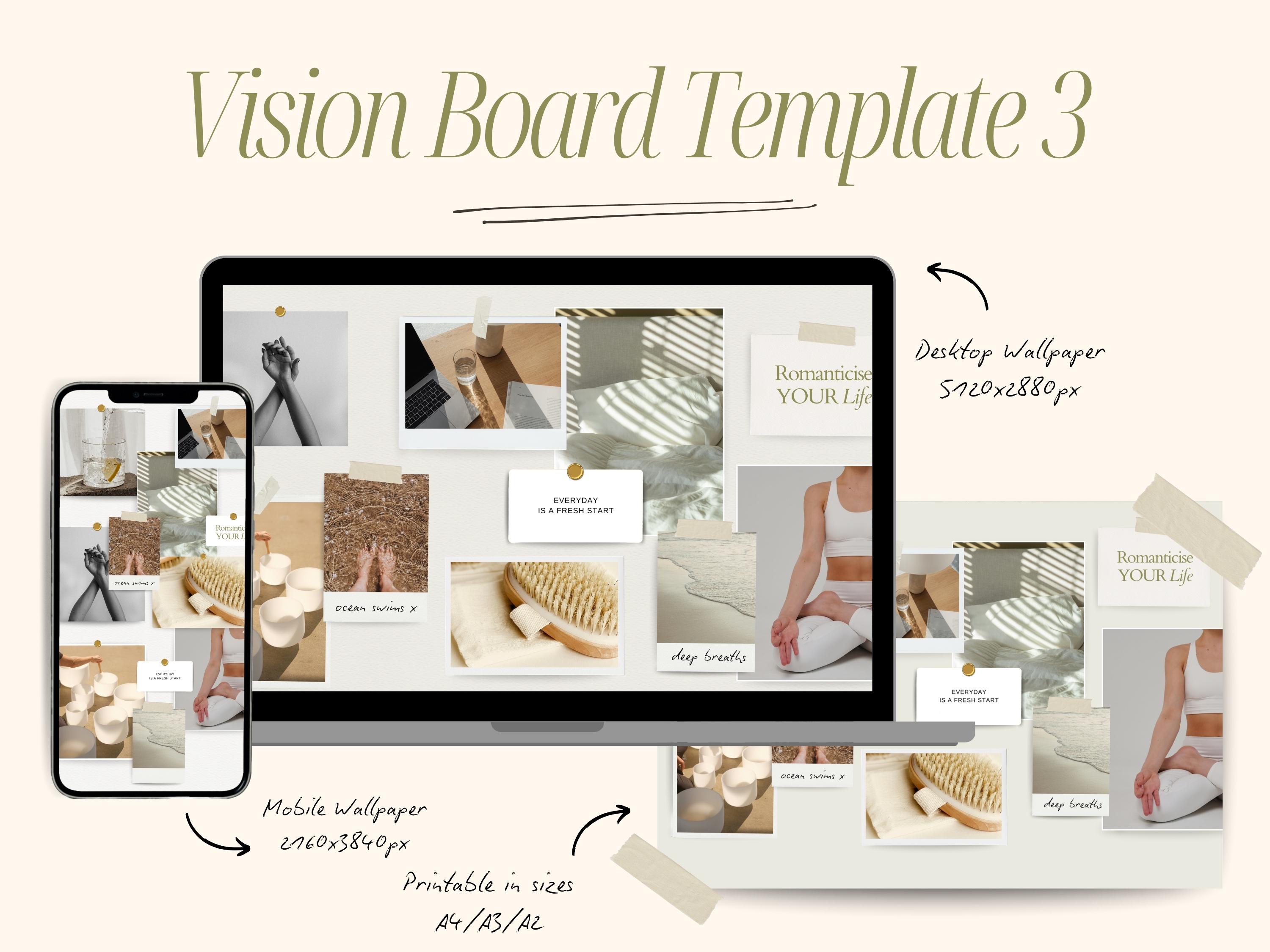 2026 Vision Board Planning Kit | Goal Planning Activities, iPhone ...