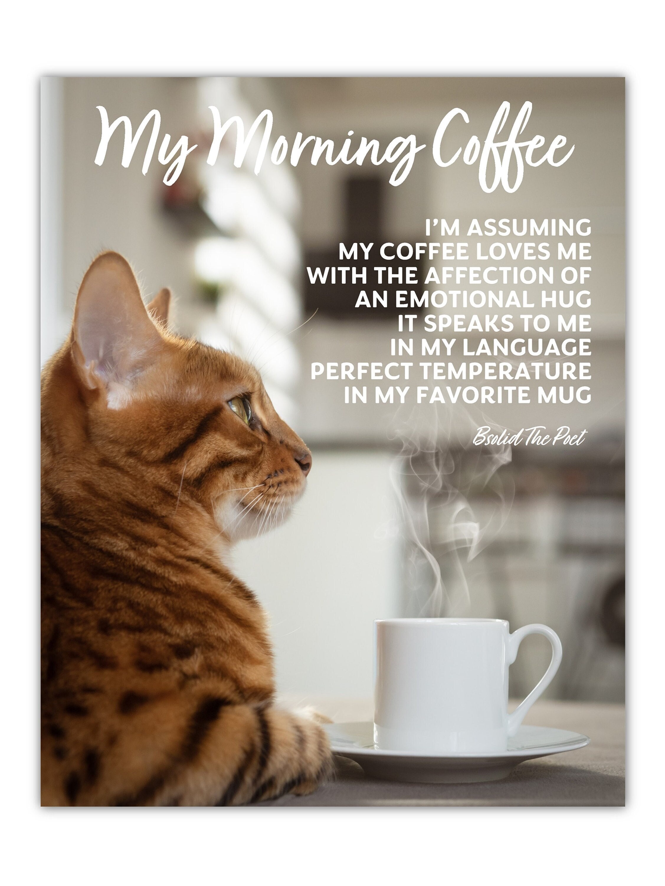 Good Morning Cat Coffee