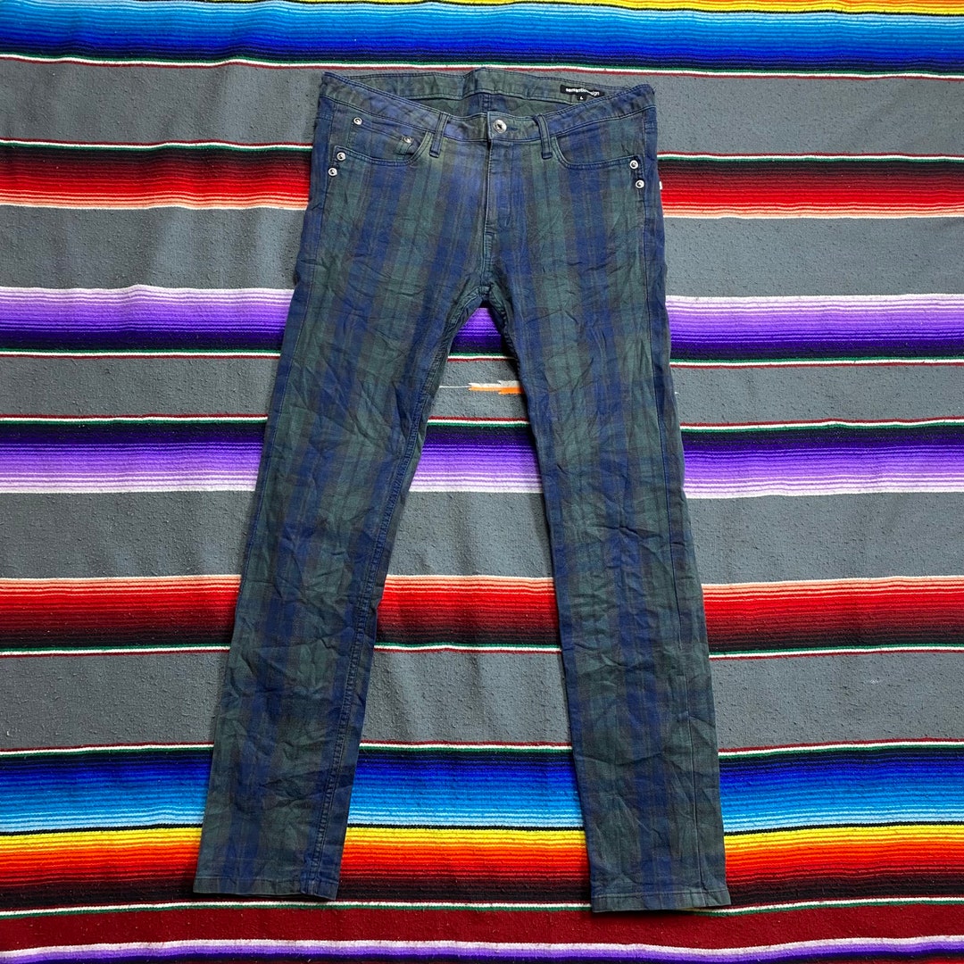 Vintage Semantic Design Checkered Japan Brand Pants - Etsy