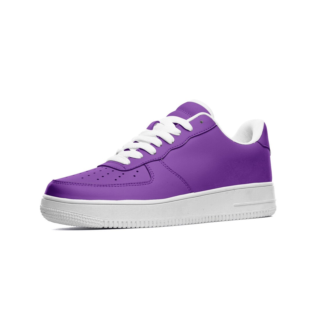 Purple Shoes, Leather Sneakers, Purple Sneakers, Purple Footwear ...