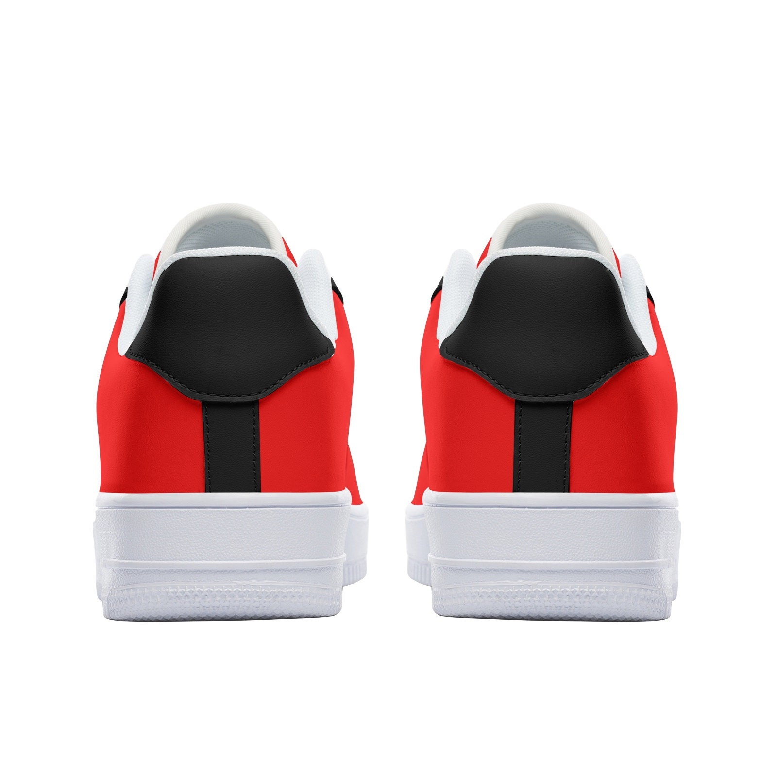 Red and Black Shoes, Red Shoes, Leather Sneakers, Red Sneakers, Red ...