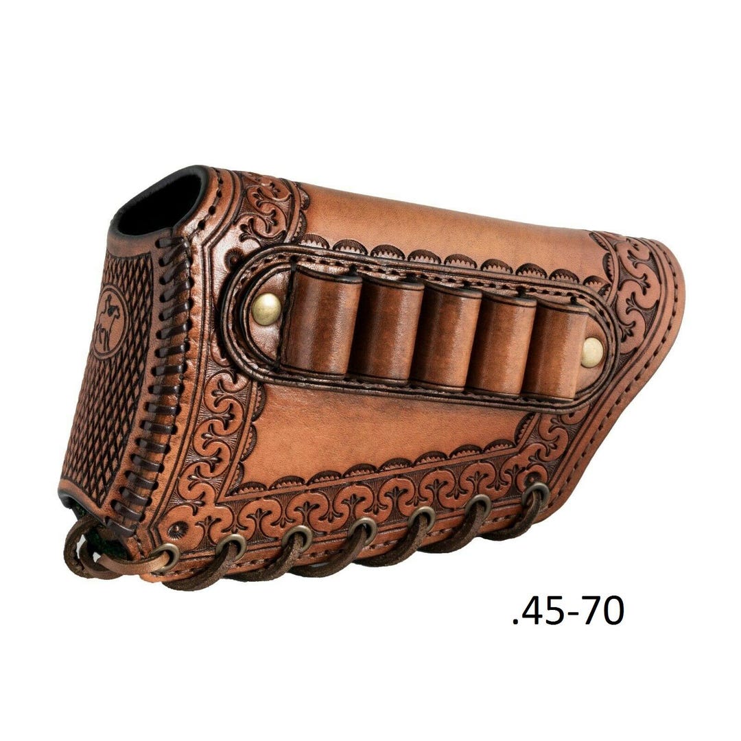Leather Holster for Marlin 336 Leather Gunstock Cover With .45-70 Cal ...
