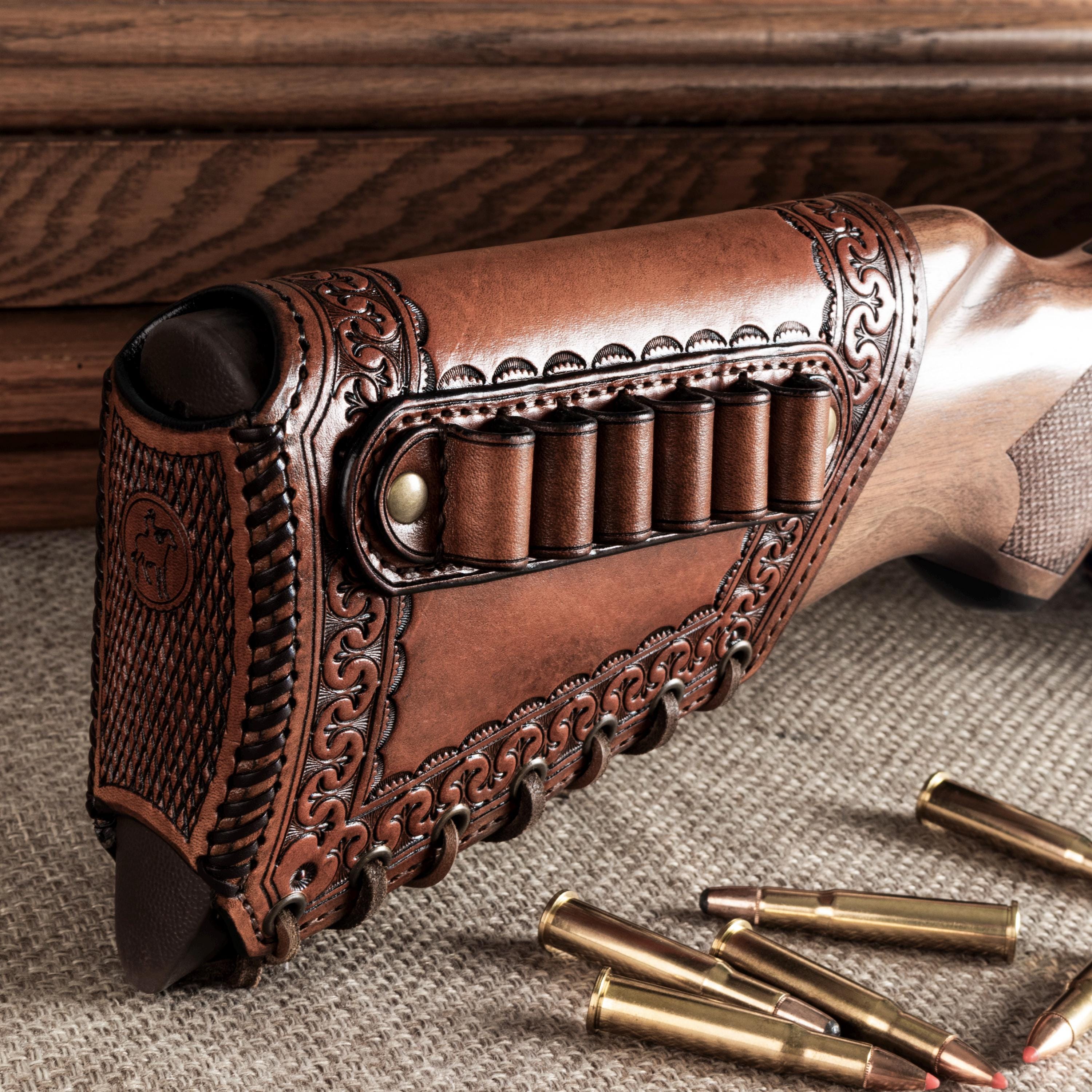 Leather Holster for Marlin 336 Leather Gunstock Cover With .30-30 Cal ...