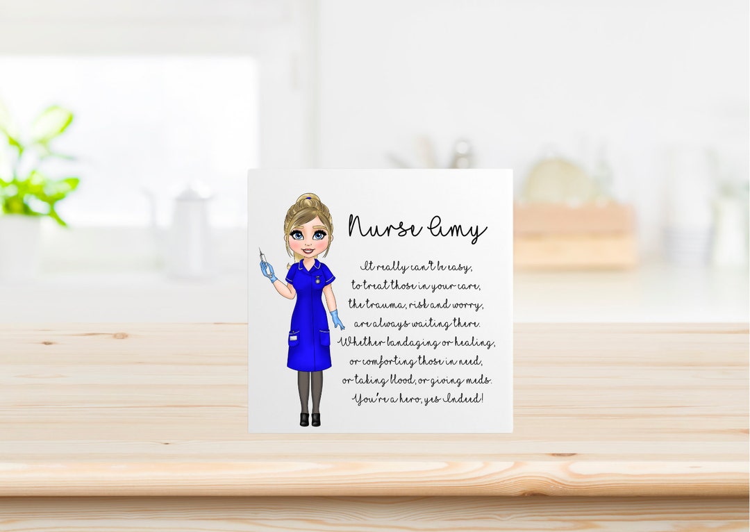 Congratulations Nurse Greeting Card, Newly Qualified Nurse, Trainee ...