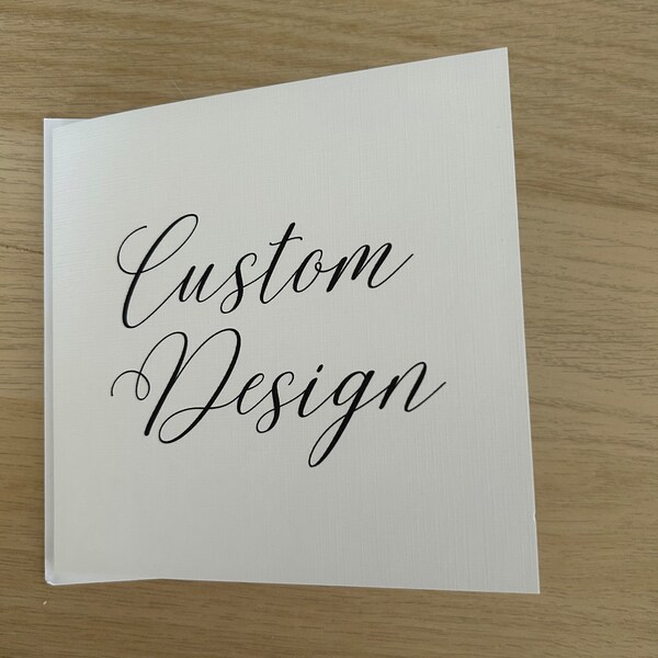 Design Your Own Wedding Card - Etsy