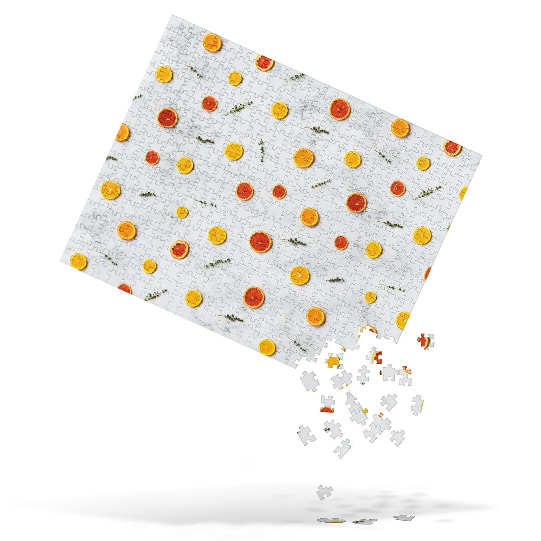 Puzzle Orange Slice Children and Adults 250 500 Pcs Jigsaw - Etsy