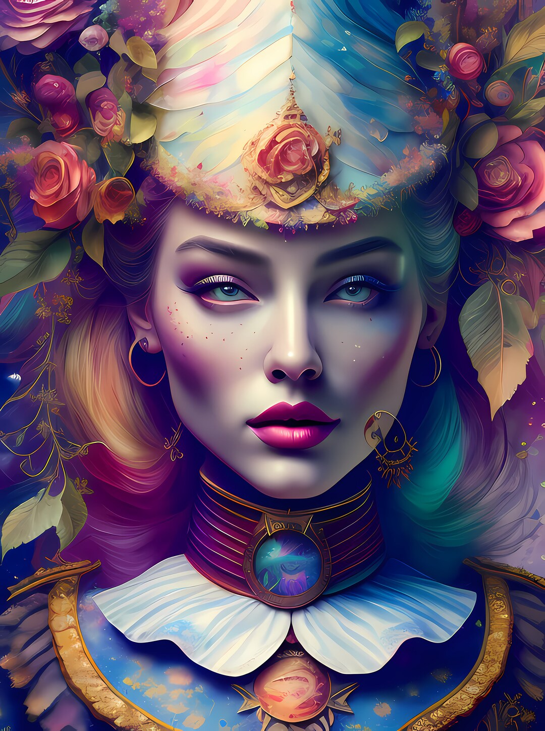 Rainbow Wonderland Dreamy Alice: Digital Download - Etsy