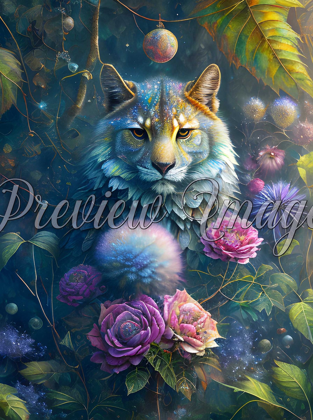 Rainbow Menagerie Radiant Creature: Digital Download - Etsy