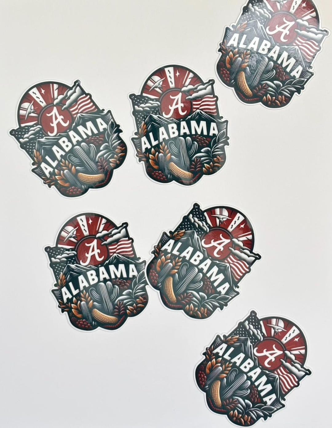 Alabama Crimson Tide Sticker: Die Cut Vinyl Decal - Etsy