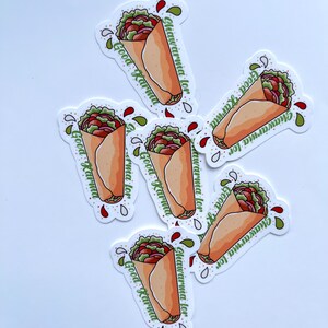 Shawarma for Good Karma Sticker: Die Cut Vinyl Decal - Etsy
