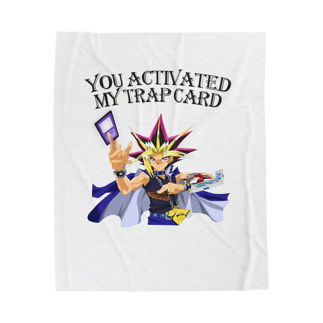 Yugioh Yami Yugi You Activated My Trap Card Velveteen Plush Blanket - Etsy