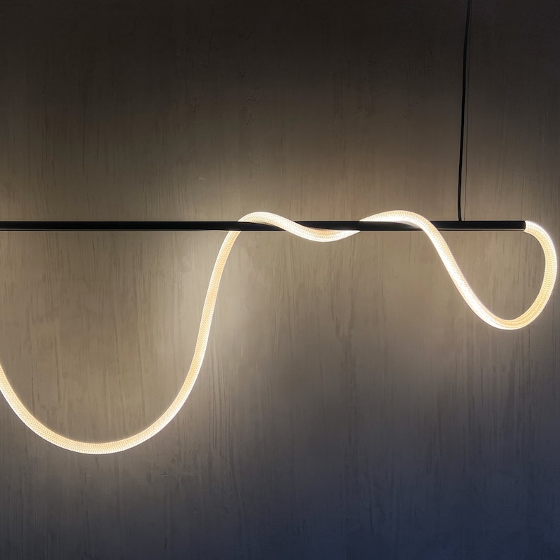 Pendant Lighting With Flexible Led Rope - Etsy