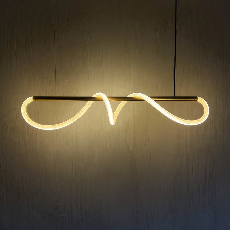 Pendant Lighting With Flexible Led Rope - Etsy