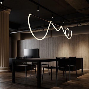 Pendant Lighting With Flexible Led Rope - Etsy