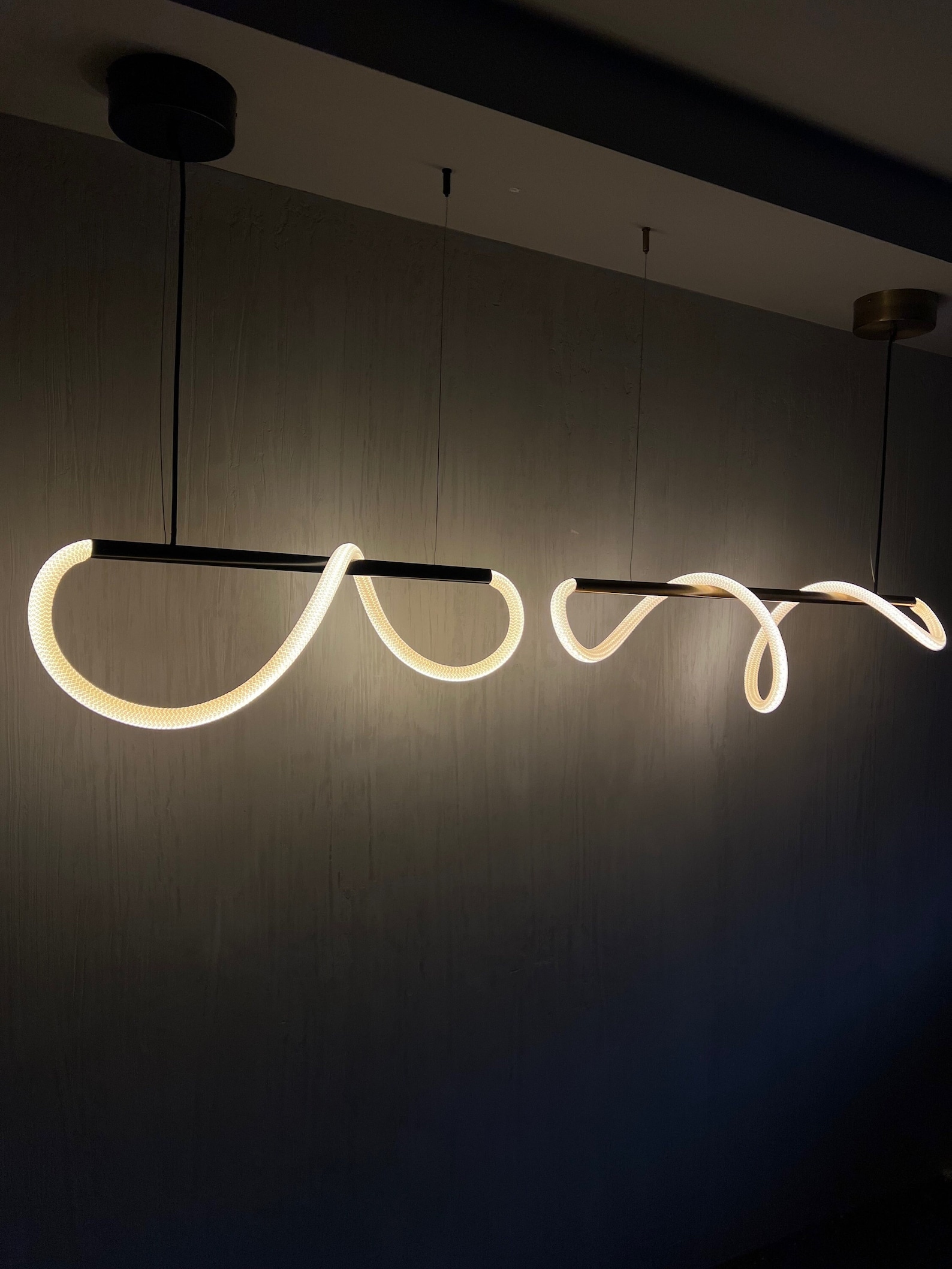 Pendant Lighting With Flexible Led Rope - Etsy