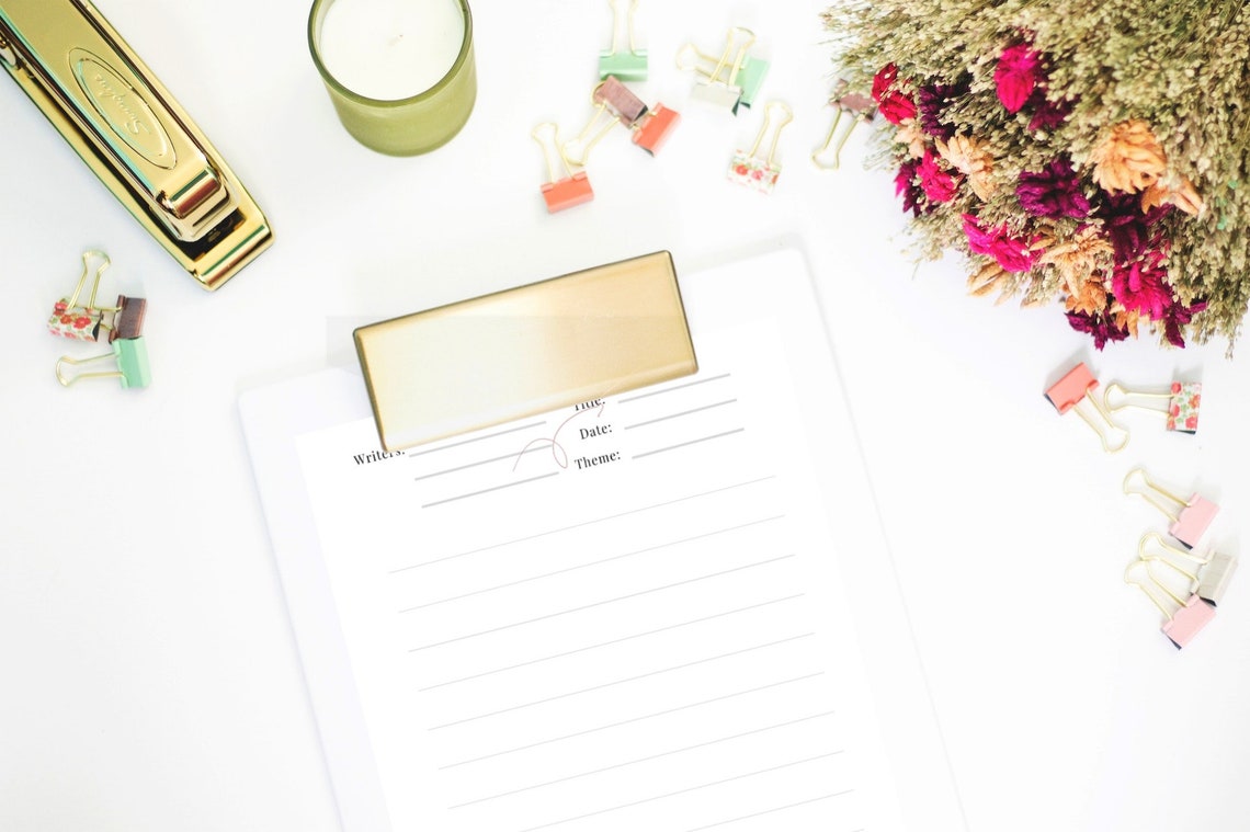 Songwriting Template - Printable PDF (8.5x11) Instant Digital Download ...