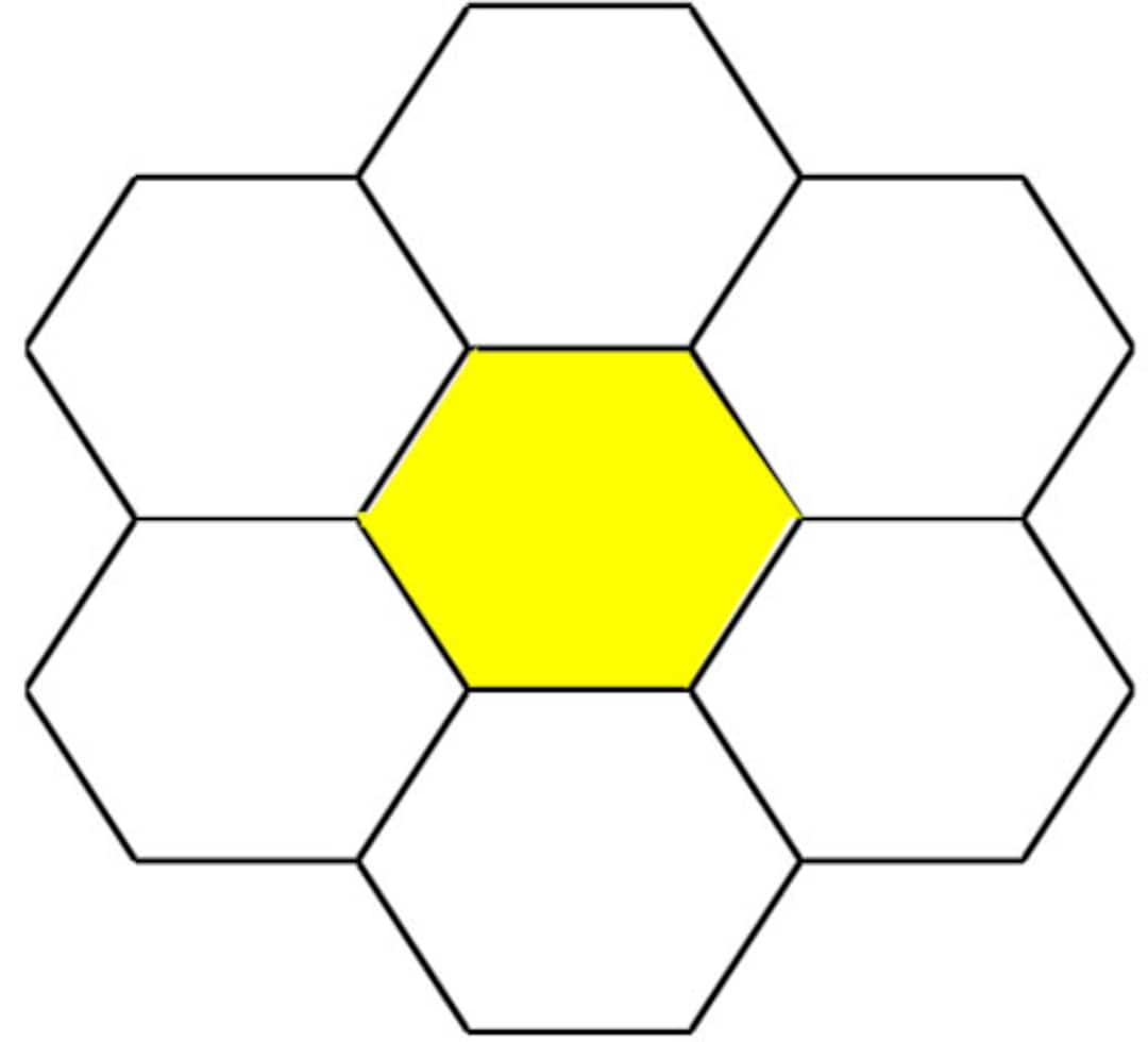 Hexagon Block, Easy, Beginners, Pattern, Paper Pattern, Digital PDF ...