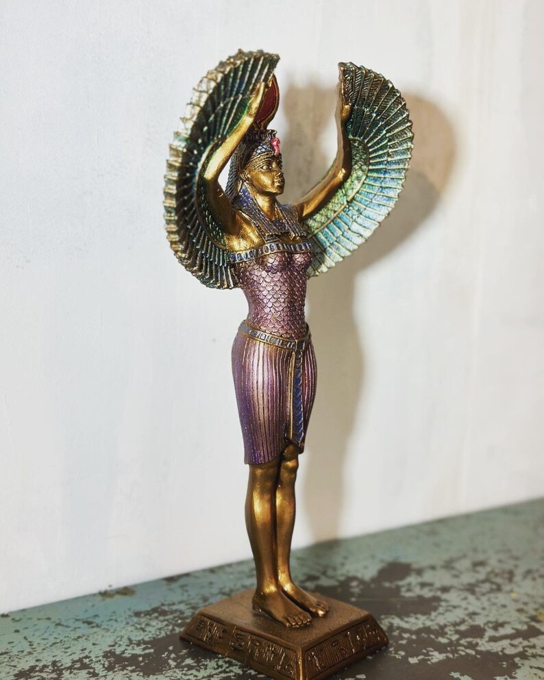 Egyptian Goddess Isis Statueunique Home Accessory Gifts - Etsy