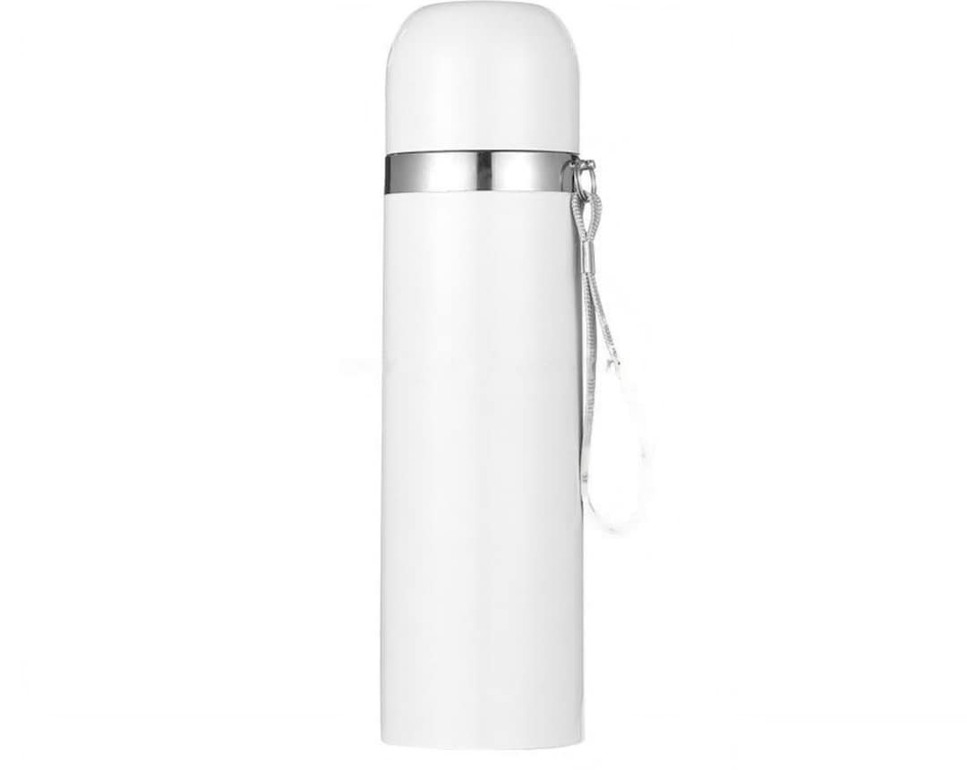 Sublimation White Blank Thermos Mug Tumbler 600ml Portable Insulated ...