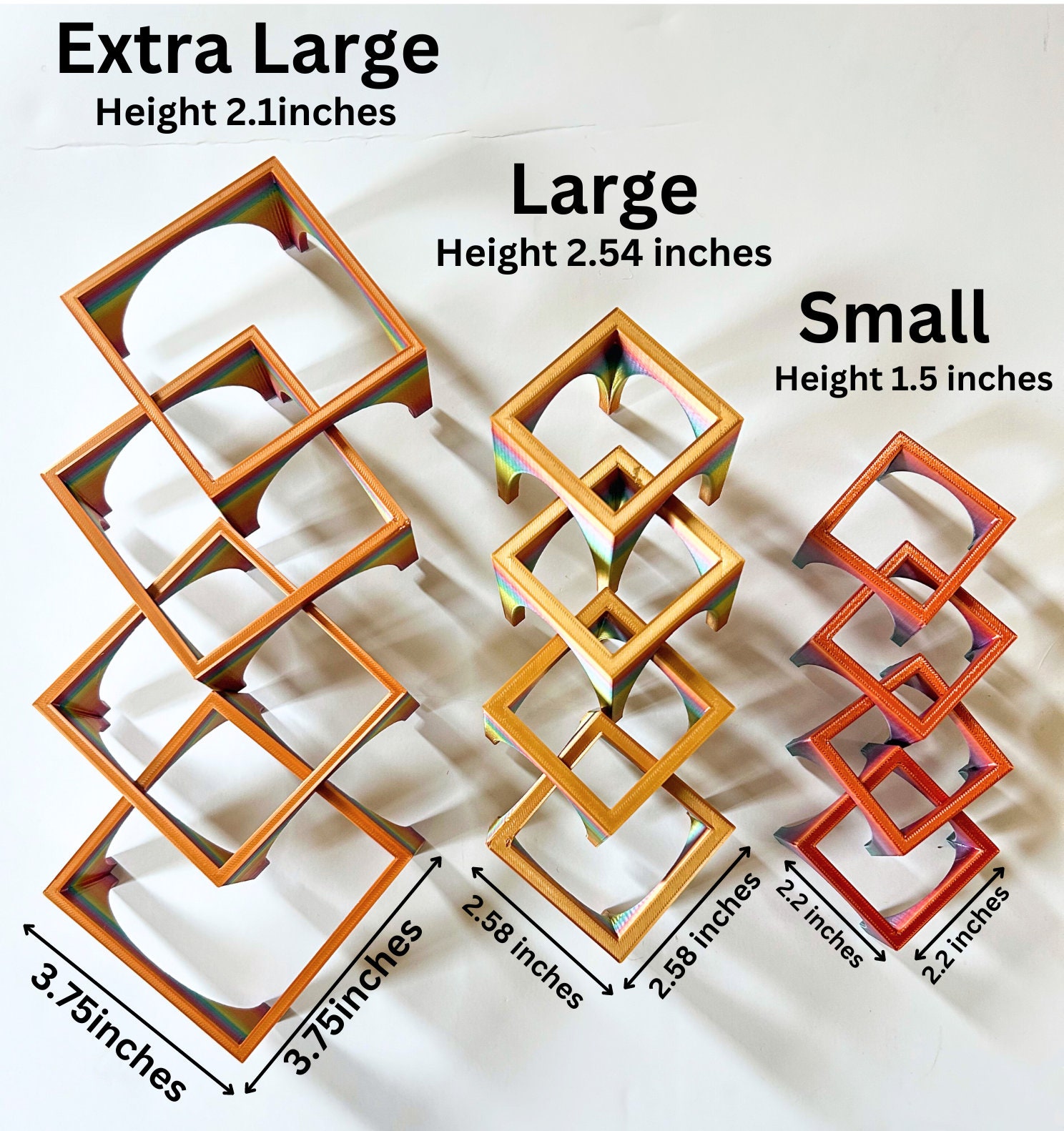 3D Printed Canvas Stand: Pour Painting Art Supplies - Set of 4 - Etsy