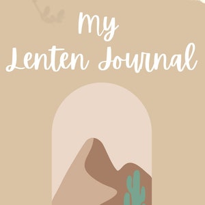 Lent 2026 Reflection Journal | Printable Catholic Devotional Planner ...
