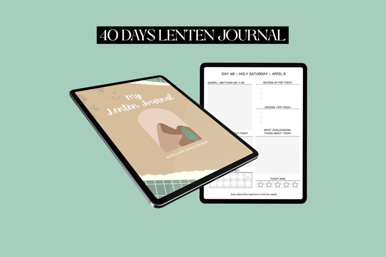 Lent 2026 Reflection Journal | Printable Catholic Devotional Planner ...