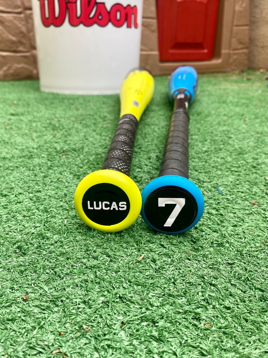 Baseball Bat Knob Decal , Because All Bat Decal, Baseball Bat Name ...