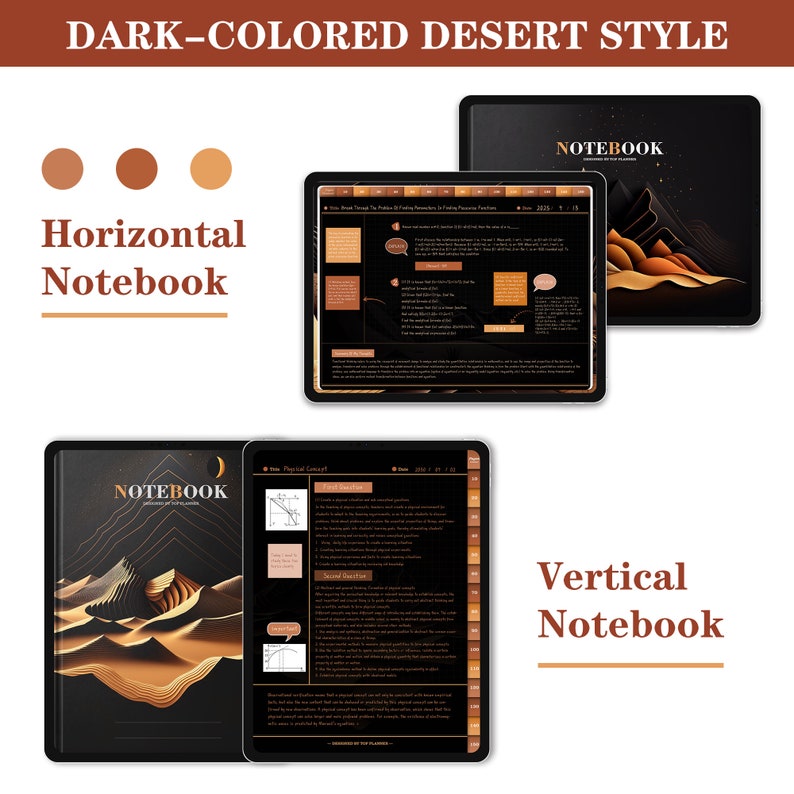 Digital Notebook Digital Notes Cornell Journal Goodnotes - Etsy