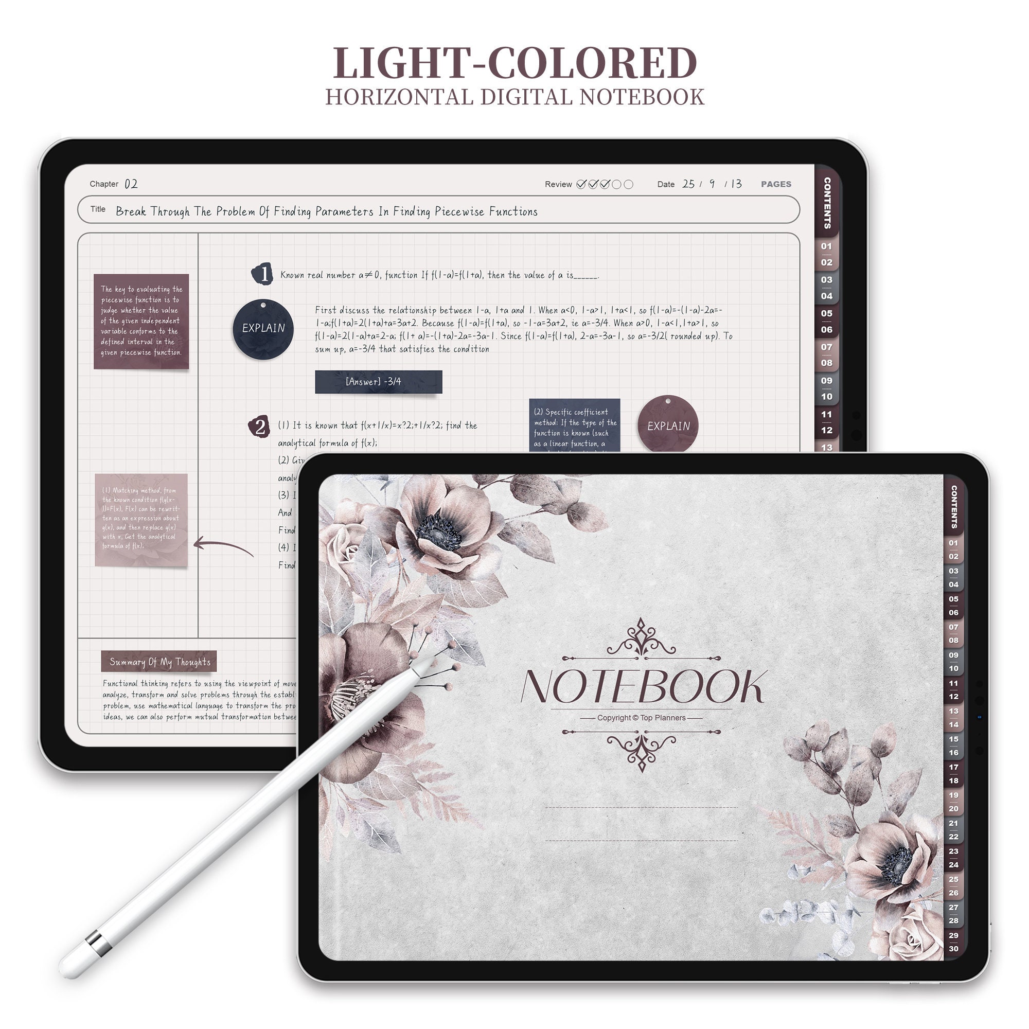 Goodnotes Notebook, Digital Notes,cornell Journal,goodnotes Cornell ...