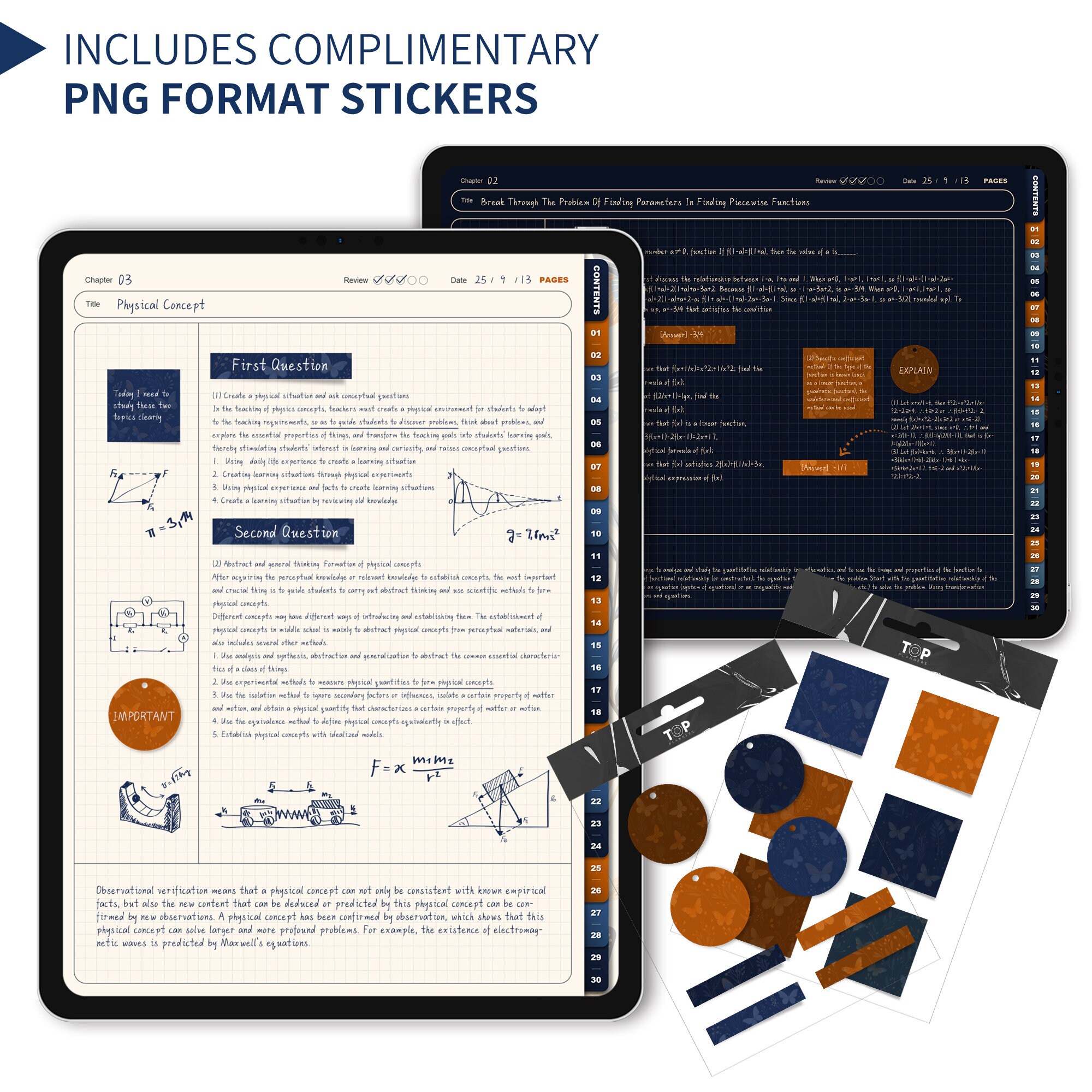 Cuaderno Goodnotes, Cuaderno digital, Notas digitales, Diario Cornell ...